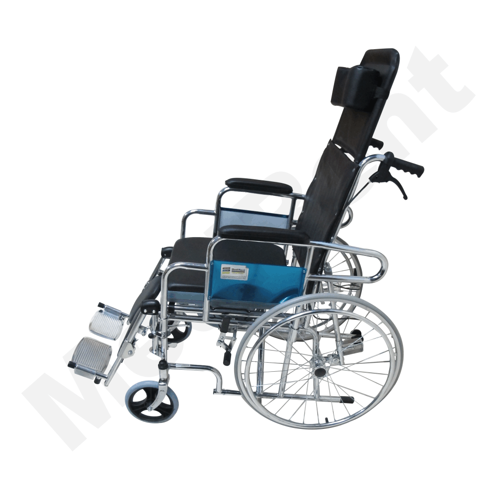 Recliner Wheelchair With Commode on Rent | Medirent Services